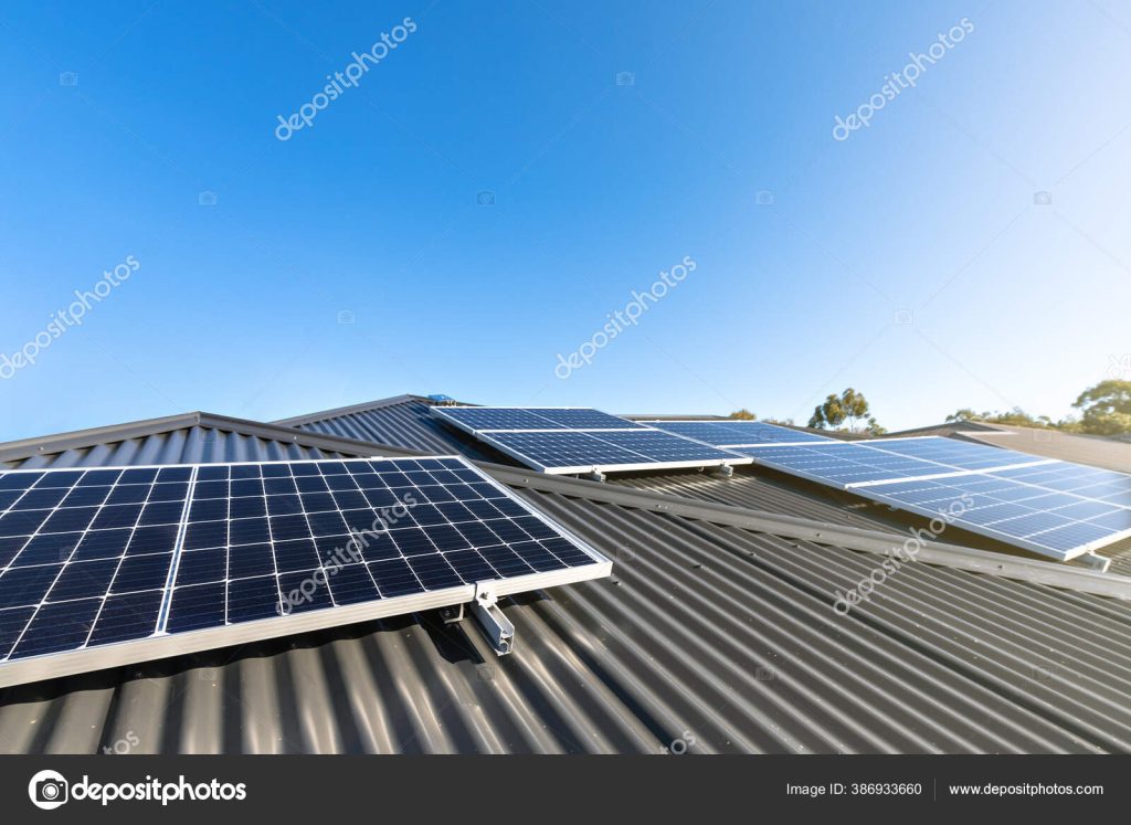 Solar panels on house roof - LAMM Solar + Electrical